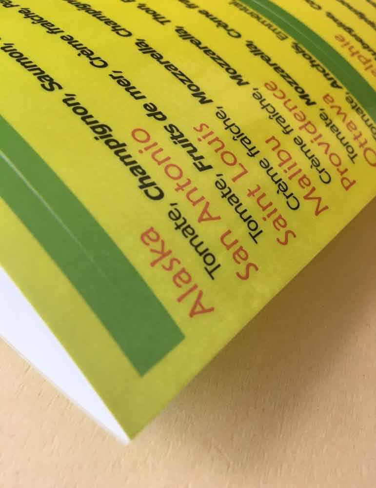 Impression en ligne papeterie Feuilles plastifiées imprimerie Kalikrea